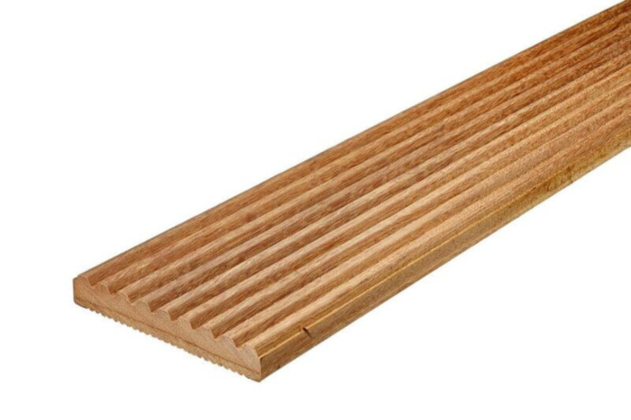 Balau Grooved / Reeded Decking | Hardwood Decking | Timber Living Company