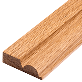 Single Torus Solid Oak Architrave Set